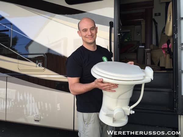 All About RV Toilets - A Definitive Guide - WE'RE THE RUSSOS