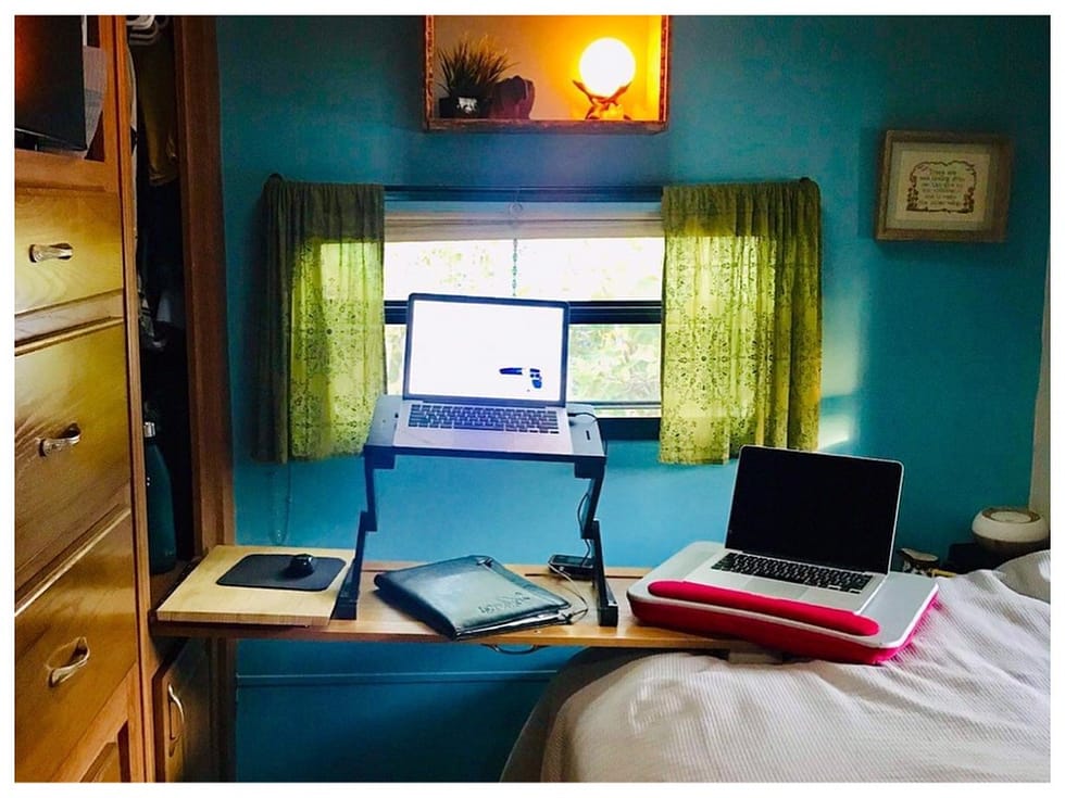 14 Creative RV Office and Workspace Ideas | Fulltime Families